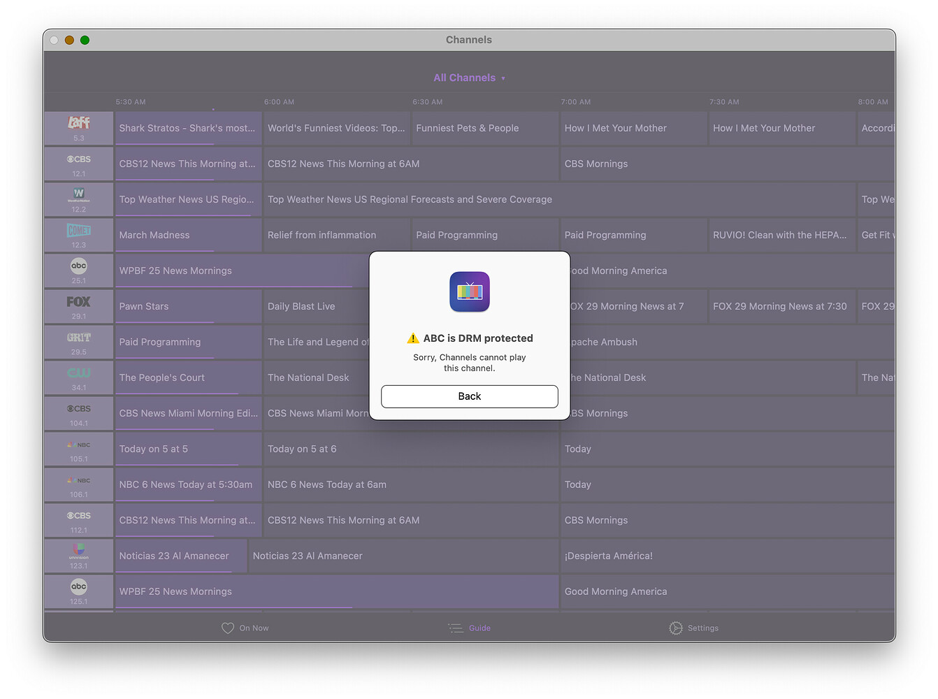DRM Protected ATSC 3.0 Channels - Channels Community