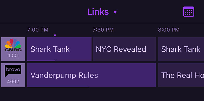 Experimental: Stream Links from the Guide via Custom Channels - Channels DVR Server - Channels ...