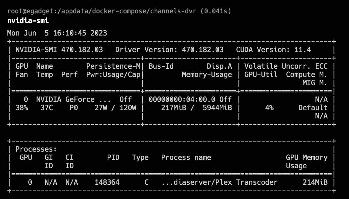 Troubleshooting Nvidia Hardware Transcoding for Docker Compose ...